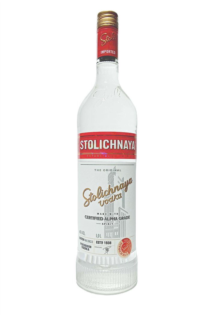 Stolichnaya Vodka 1Ltr (P) – Richmond Cellar General Trading L.L.C