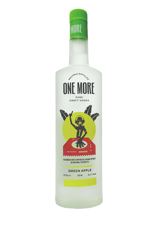 One More Craft Green Apple Vodka 75Cl – Richmond Cellar General Trading ...